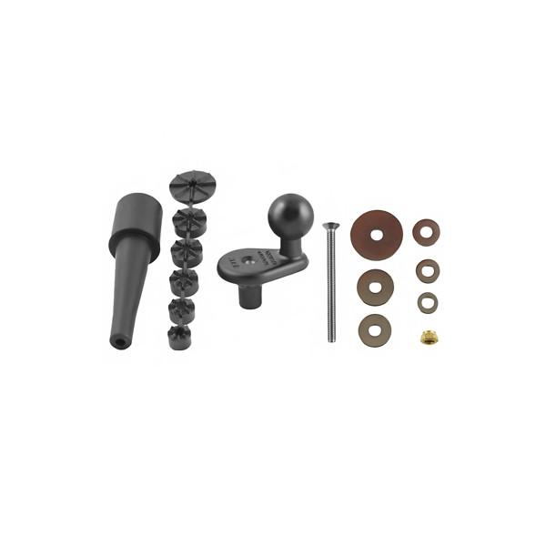 RAM-B-342U- RAM Motorcycle Fork Stem Base w/ 1" Ball | Mounts AU ...